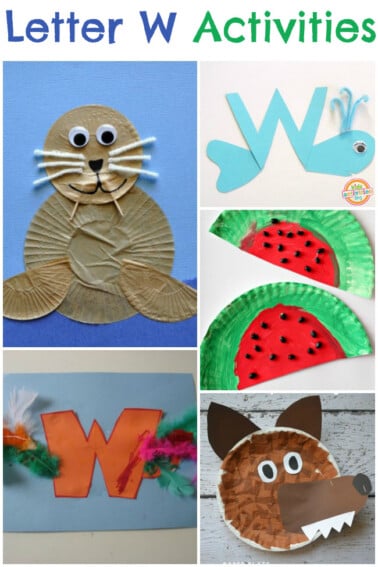 20+ Letter W Activities for Preschoolers Learn the Alphabet Through Play