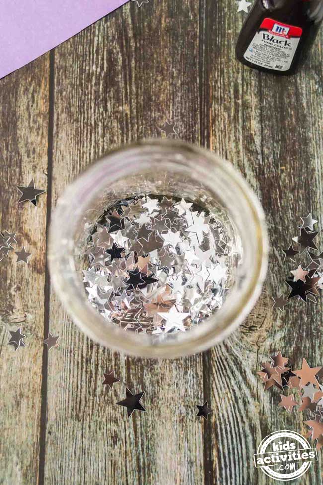 Easy DIY Falling Stars Glitter Jar Craft for Kids Sensory Bottle | Kids ...