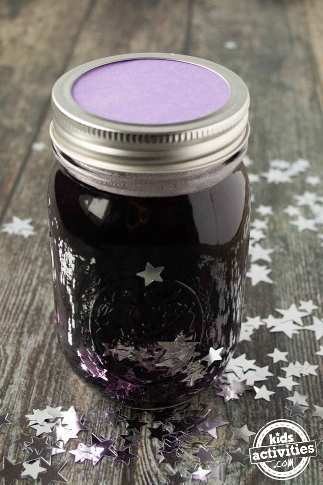 Easy DIY Falling Stars Glitter Jar Craft for Kids Sensory Bottle | Kids ...
