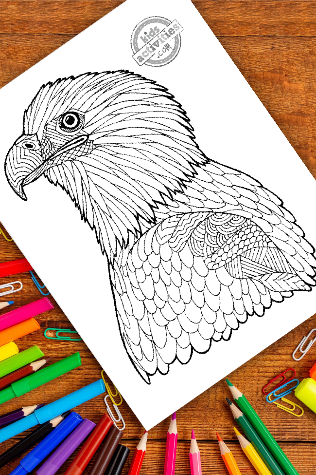 Eagle Zentangle Patterns