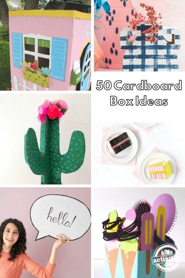 Too Many Cardboard Boxes?? Here Are 50 Cardboard Crafts To Make ...