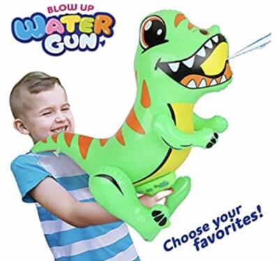 You Can Get An Inflatable Dinosaur Water Blaster For A Roaring Good ...