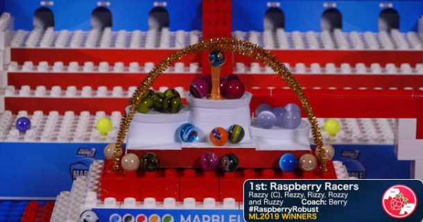 Color With The Marble Race Champions: The Raspberry Racers!