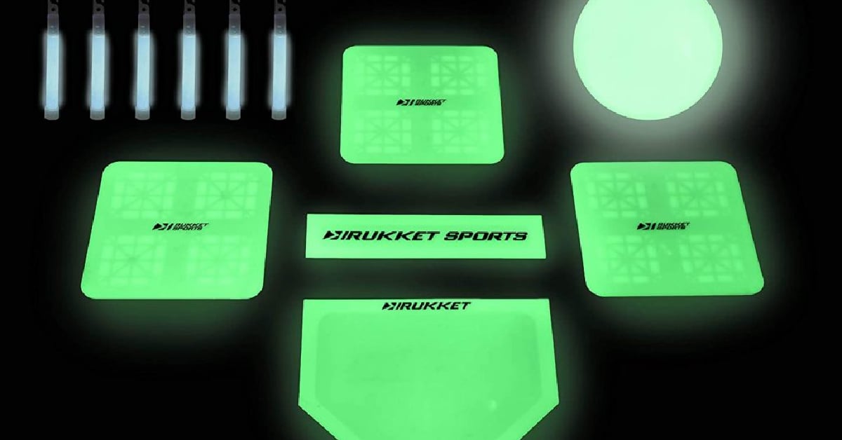 This Glow In The Dark Kickball Set Is Perfect For Night Games and Your ...