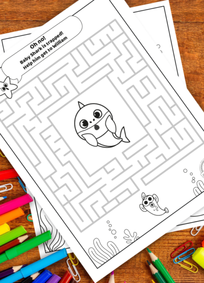 Get The Most Adorable Baby Shark Mazes Here Kids Activities Blog