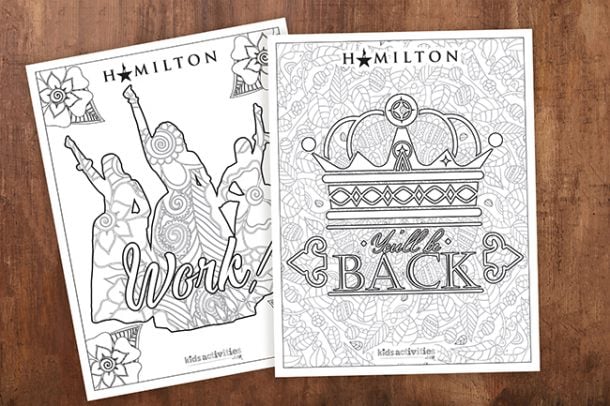 Free Printable Hamilton Coloring Pages | Kids Activities Blog
