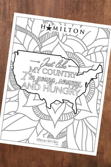 Free Printable Hamilton Coloring Pages – ParentingBest.com