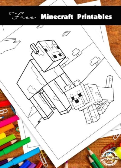 Free Printable Minecraft Printables For Kids | Kids Activities Blog