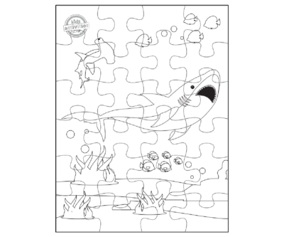 Super Fun Shark Week Printable Puzzles For Kids | Kids Activities Blog
