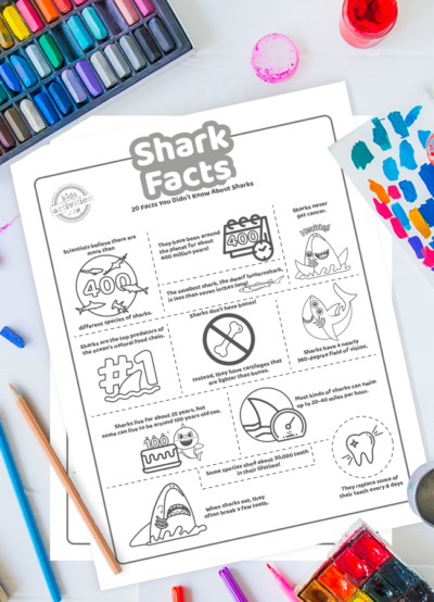 Shark Week 2021 - Kids Shark Activities, Shark Crafts & Coloring Pages