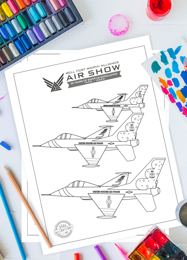 Soar Into Creativity With These Amazing Alliance Airplane Coloring Pages