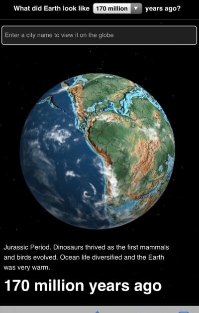 This Interactive Map Shows If Dinosaurs Lived in Your Town Millions of ...