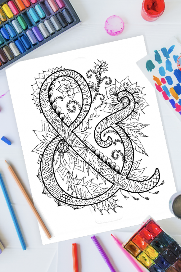 Today is National Ampersand Symbol Day & We Made a Zentangle To Honor ...