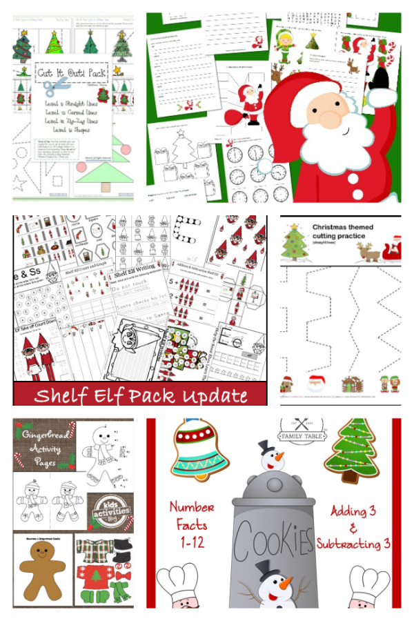 101 Free Christmas Printables (Coloring, Crafts, Worksheets) • Kids ...