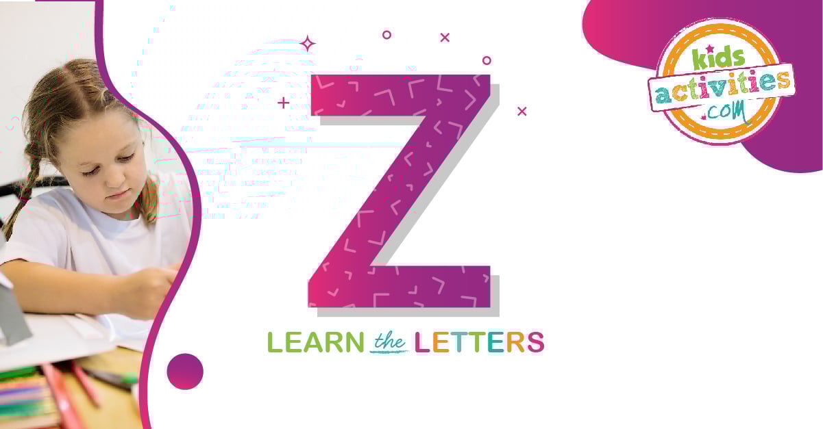 20+ Letter Z Crafts & Activities - Preschoolers Learn the Alphabet ...
