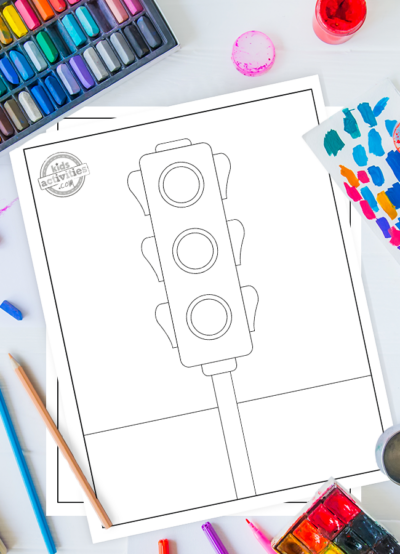 7 Free Printable Stop Sign & Traffic Signal and Signs Coloring Pages ...