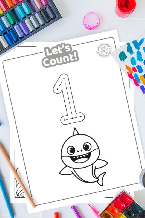 70+ Baby Shark Doo Doo Doo Crafts, Printables & Fun | Kids Activities Blog