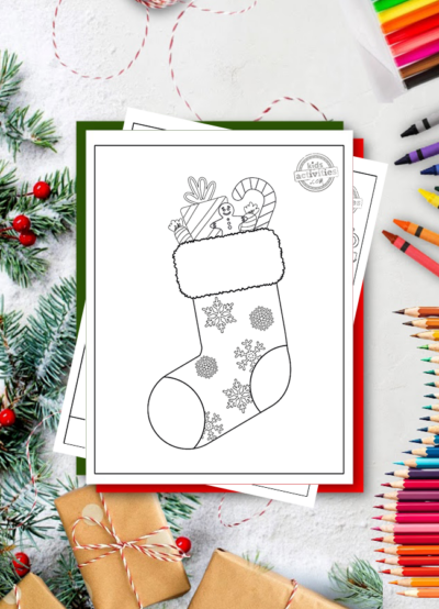 Free Printable Christmas Stocking Coloring Pages | Kids Activities Blog