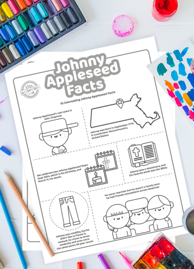 10 Fun Facts About Johnny Appleseed Story with Printable | Kids ...