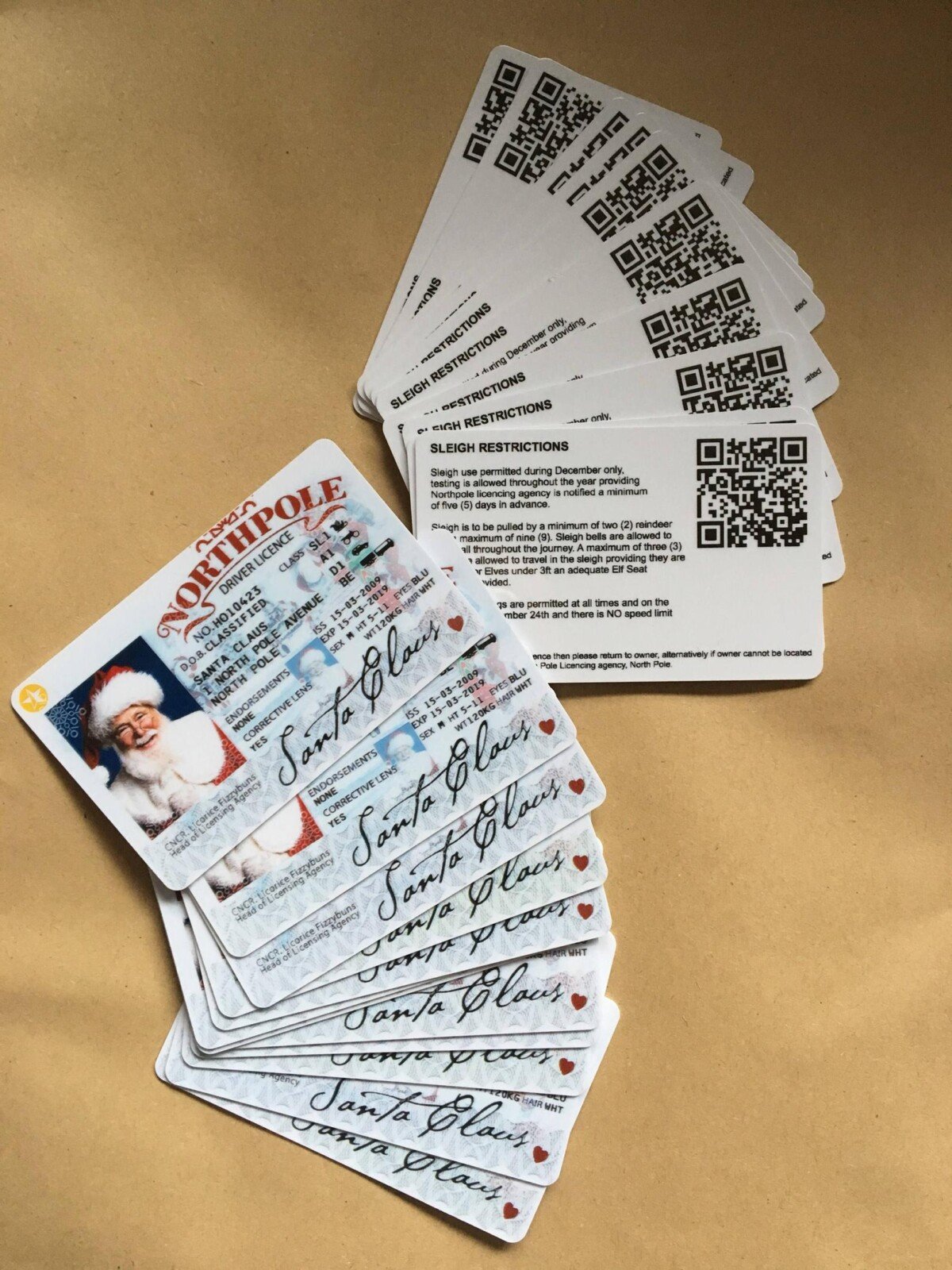 You Can Get A Santa License To Show Your Kids Santa Dropped It While ...