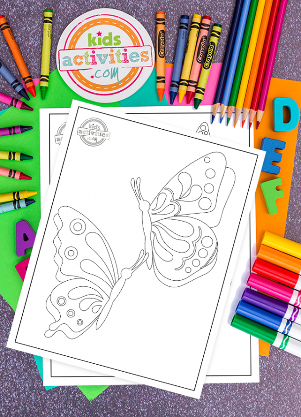 Beautiful Free Printable Butterfly Coloring Pages | Kids Activities Blog