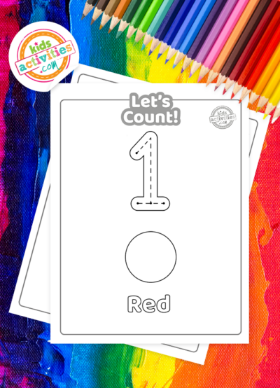 Free Counting Printable: How Many Colors Are In The Rainbow?