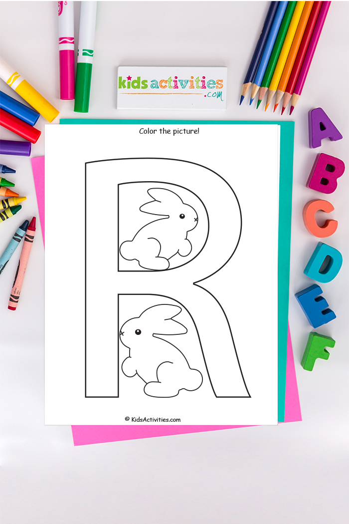 Letter R Coloring Page: Free Alphabet Coloring Page – ParentingBest.com