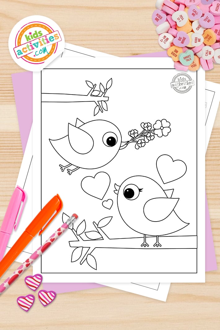 Preschool Valentine Coloring Pages to Print & Color – ParentingBest.com