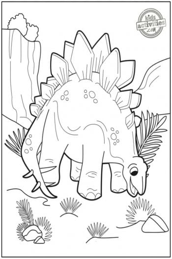 Cool Stegosaurus Coloring Pages | Kids Activities Blog