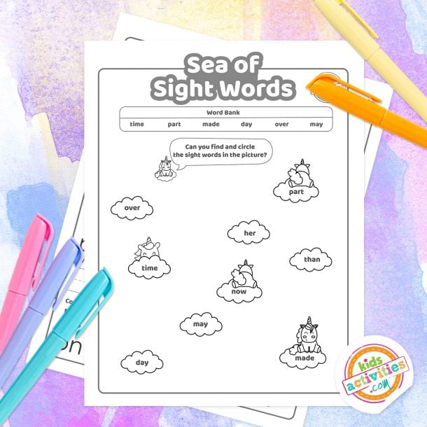 100 Fun Sight Words Activities To Help Your Kids Read Faster | Kids ...