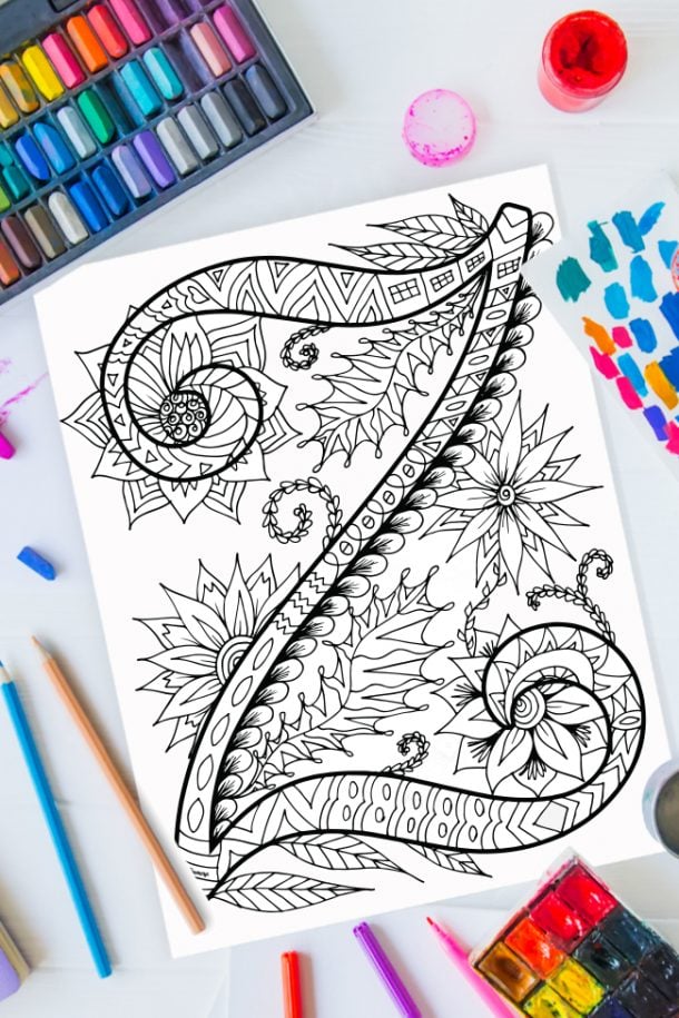 75+ Beautiful Zentangle Art Patterns & Designs: Relaxing Coloring Pages