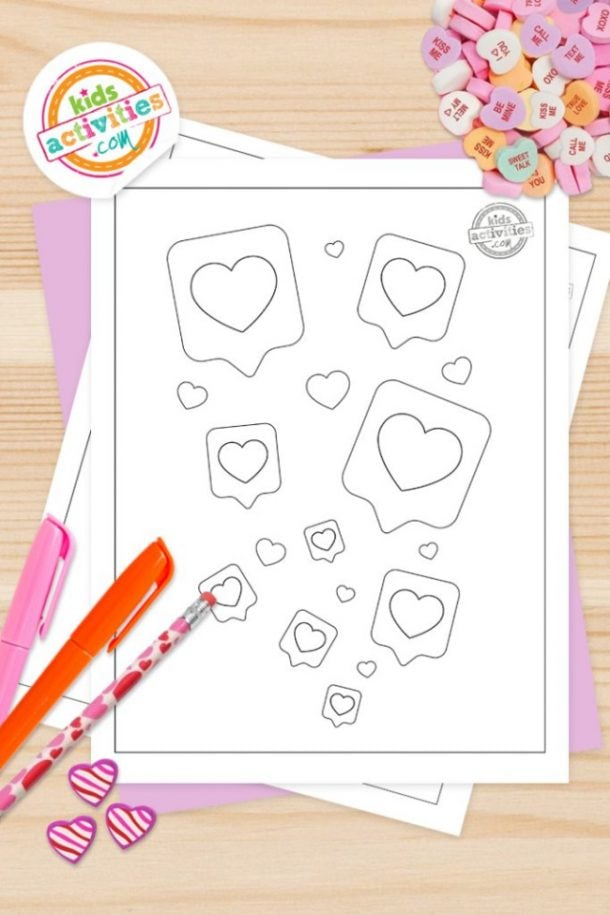 15+ Original Valentine's Day Coloring Pages for Kids & Adults | Kids ...