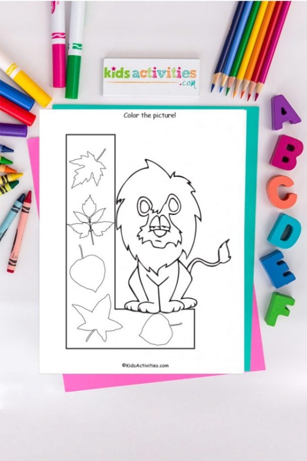Easy Alphabet Printable Chart Coloring Pages | Kids Activities Blog
