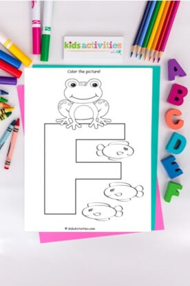 Easy Alphabet Printable Chart Coloring Pages | Kids Activities Blog
