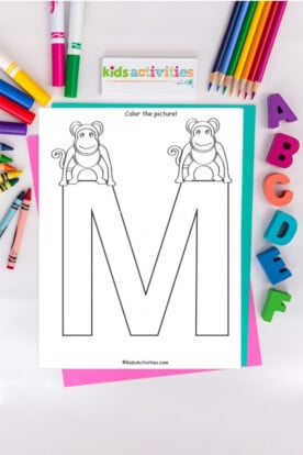 Easy Alphabet Printable Chart Coloring Pages | Kids Activities Blog