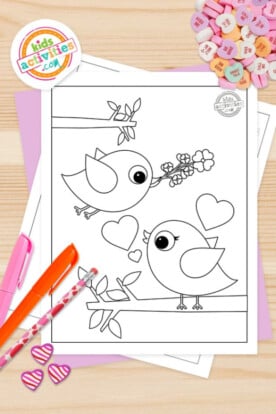 I Heart These Adorable Free Valentine Doodles You Can Print & Color ...