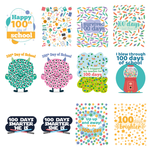 Easy 100 Days of School Ideas: Shirt Designs - Kids Activities Blog