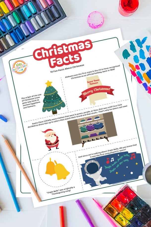 10 Fun Christmas Facts for Kids You Can Print | Kids Activities Blog