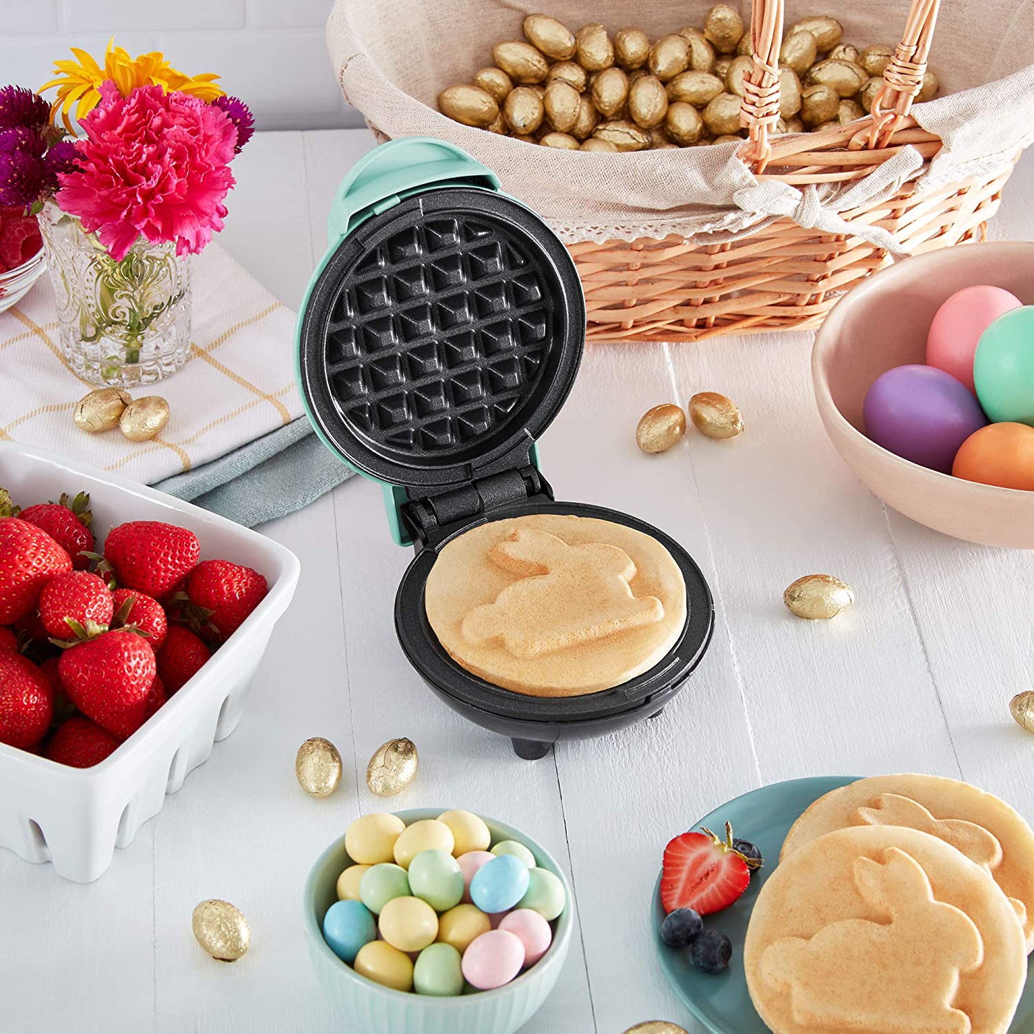 You Can Get a Bunny Waffle Maker for An Extra Fun Easter Breakfast Kids ...