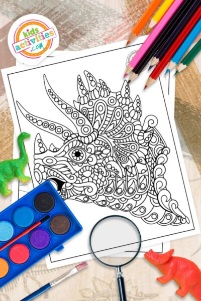 Cool Printable Shark Zentangle Coloring Page | Kids Activities Blog