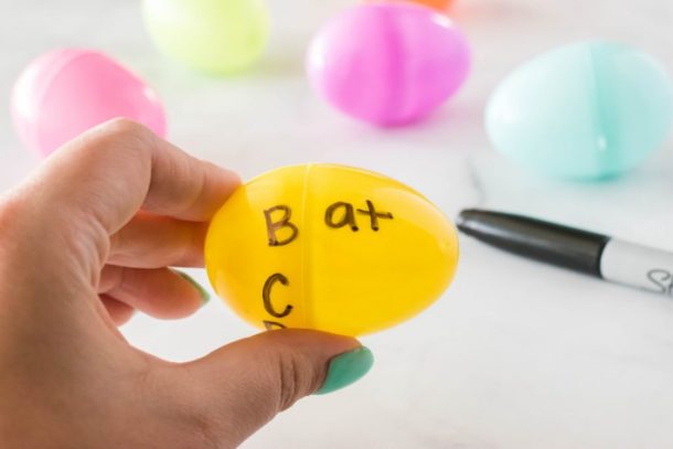 Let’s Make Egg Words! Easter Egg Activity Teaches Kids How to Spell ...