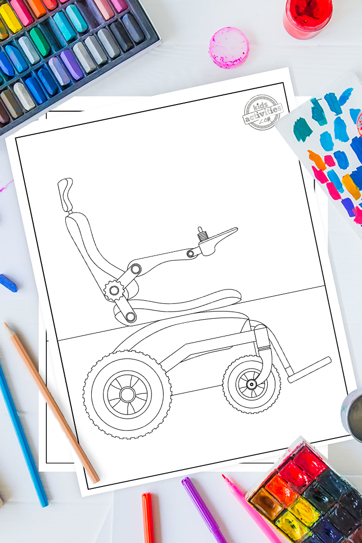 Wheelchair Coloring Pages | Kids Activities Blog