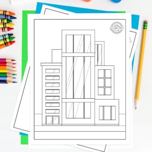 Cool Building Coloring Pages You Can Print | Kids Activities Blog