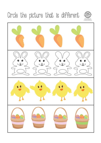 Free Easter Activity Worksheets for Preschool & Pre-K Fun! | Kids ...