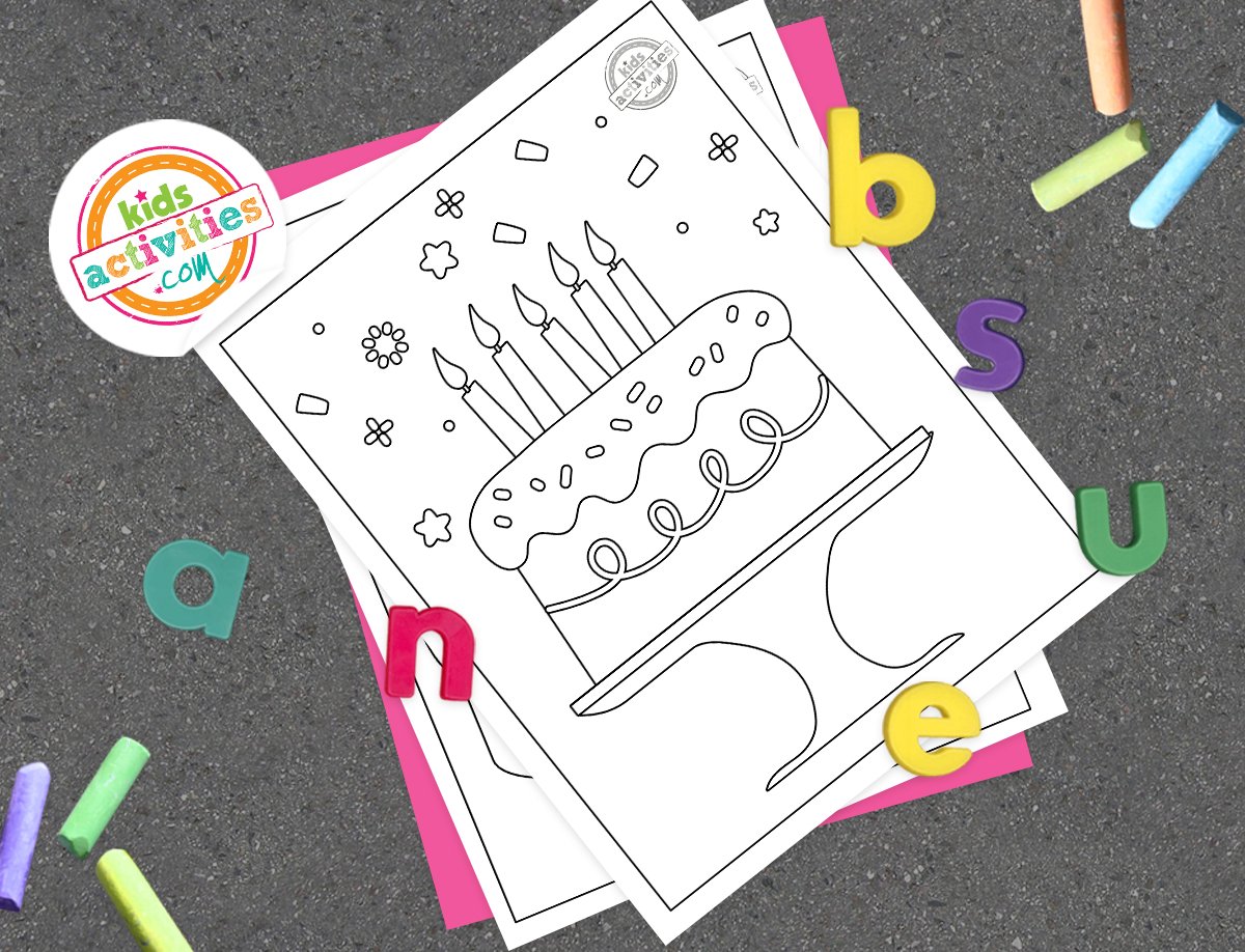 Free Printable Birthday Cake Coloring Pages | Kids Activities Blog
