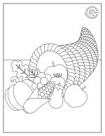 Free Printable Cornucopia Coloring Pages | Kids Activities Blog