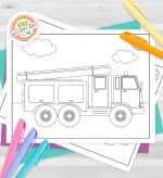 Free Printable Fire Truck Coloring Pages | Kids Activities Blog