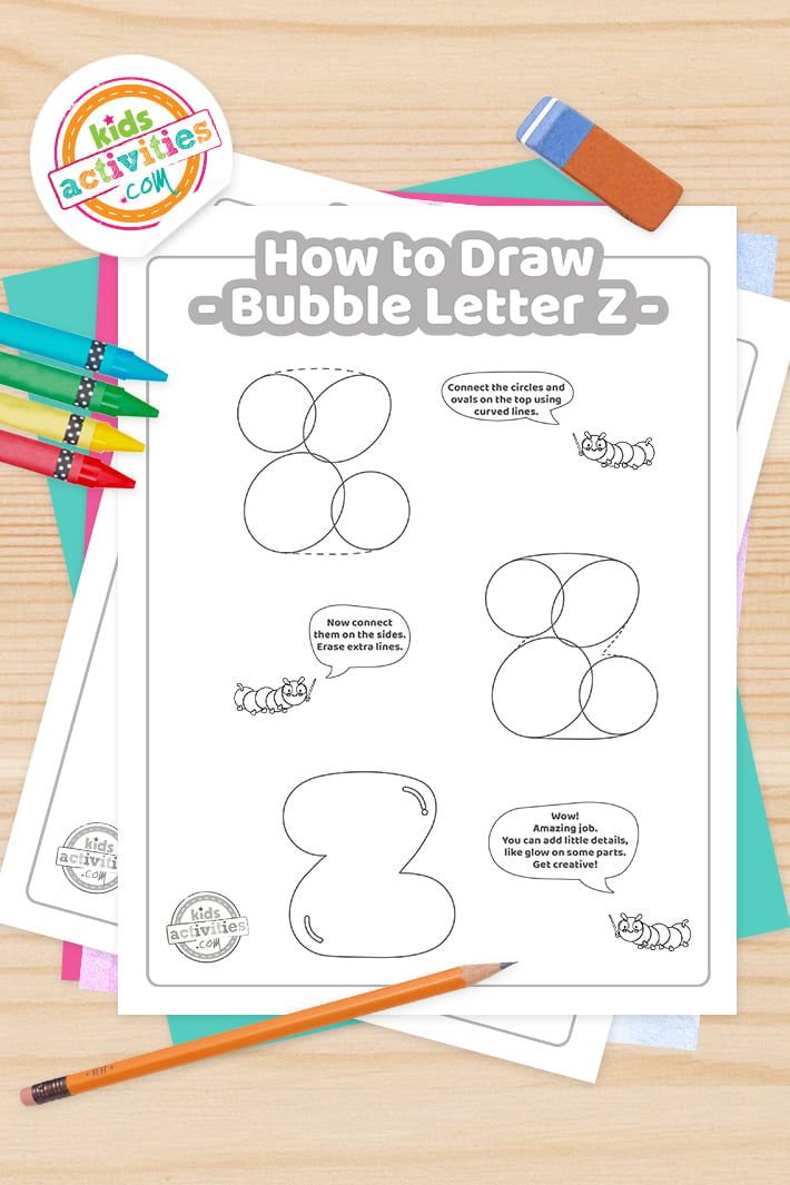 How to Draw the Letter Z in Bubble Letters Graffiti – ParentingBest.com