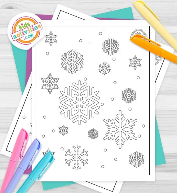 Free Printable Snowflakes Coloring Pages | Kids Activities Blog