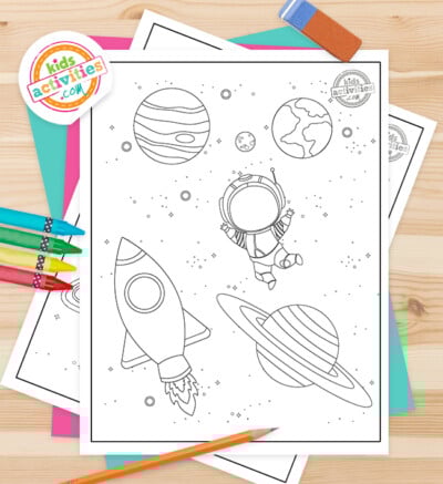 Free Printable Space Coloring Pages That Are Out Of This World! | Kids ...